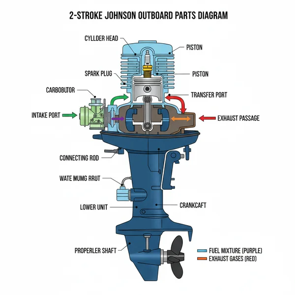 2 stroke johnson outboard parts diagram: Repair Guide - DiagramInfo