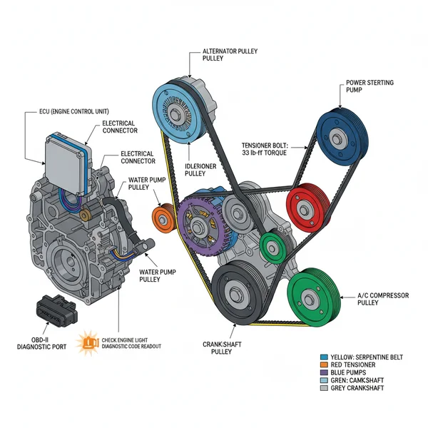 2010 Honda Accord Serpentine Belt Diagram: Routing Guide - DiagramInfo