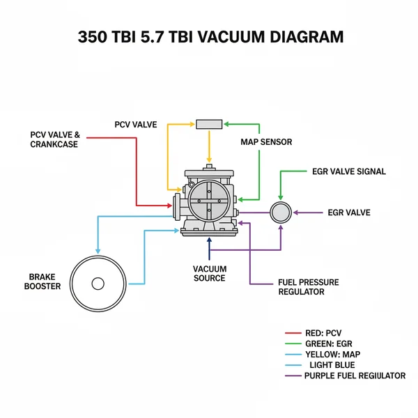 350 TBI 5.7 TBI Vacuum Diagram: Routing and Repair Guide - DiagramInfo