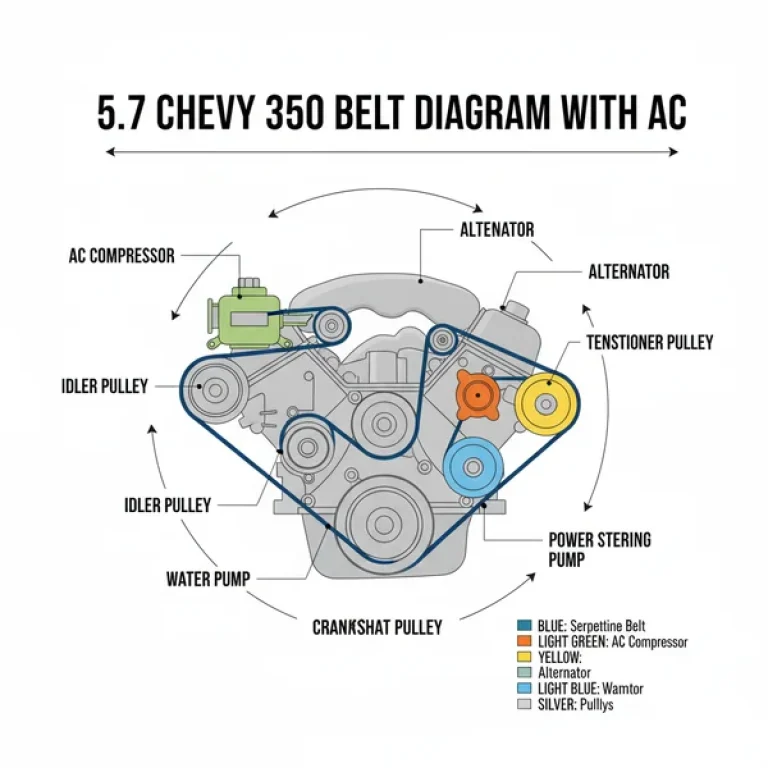 Honda Pilot Serpentine Belt Diagram: Routing & Installation - DiagramInfo