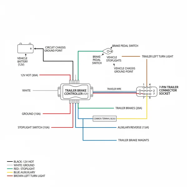 7 Pin Brake Controller Wiring Diagram: Installation Guide - DiagramInfo