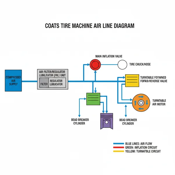 Coats Tire Machine Air Line Diagram: Repair and Maintenance - DiagramInfo