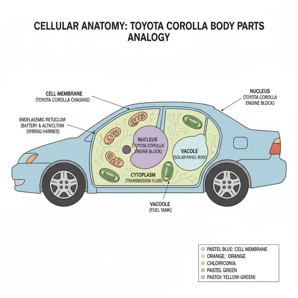 Toyota Corolla Body Parts Names: Biology Anatomy Guide - DiagramInfo