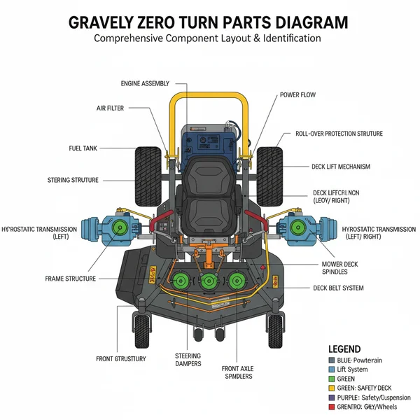 Gravely Zero Turn Parts Diagram: Repair and Maintenance - DiagramInfo