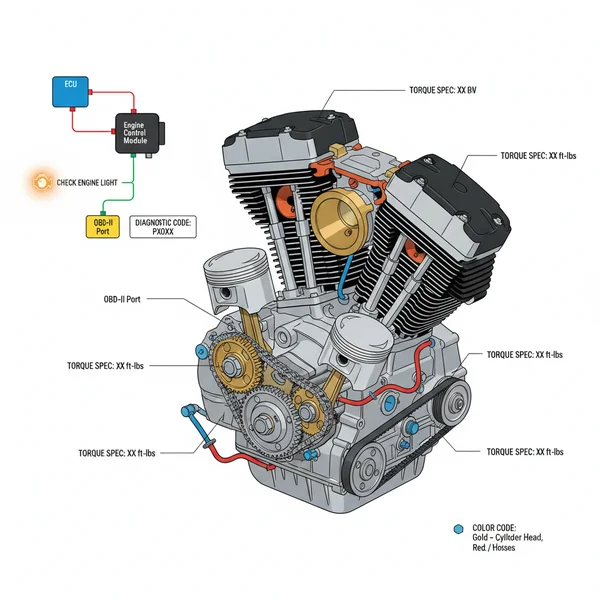 Harley Twin Cam Engine Diagram: Repair and Identification - DiagramInfo