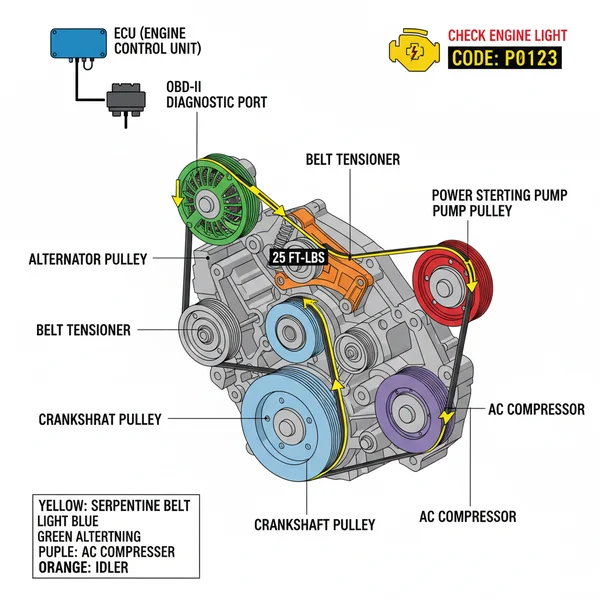Infiniti G37 Serpentine Belt Diagram: Routing & Install - DiagramInfo
