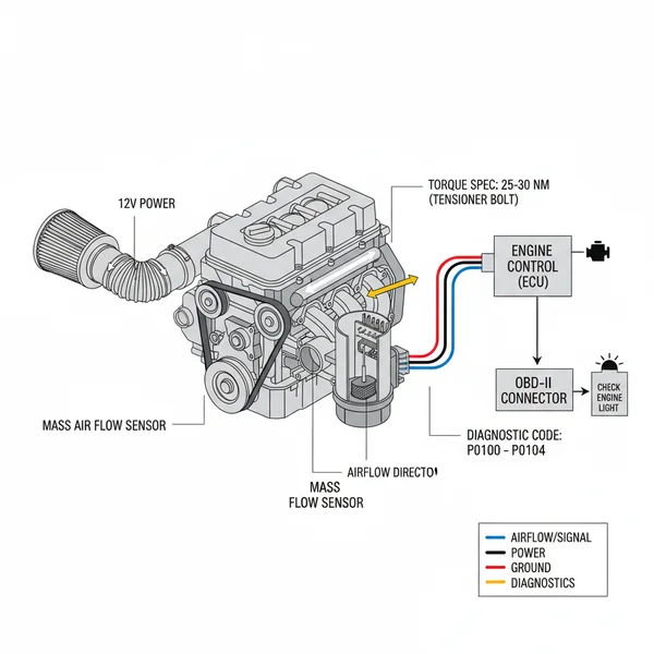 Mass Air Flow Sensor Diagram: Troubleshooting & Repair - DiagramInfo