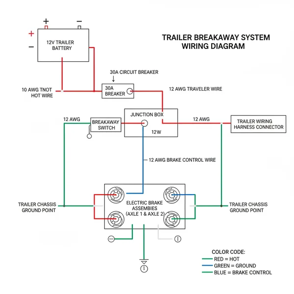 Trailer Breakaway System Wiring Diagram: Easy Setup Guide - DiagramInfo